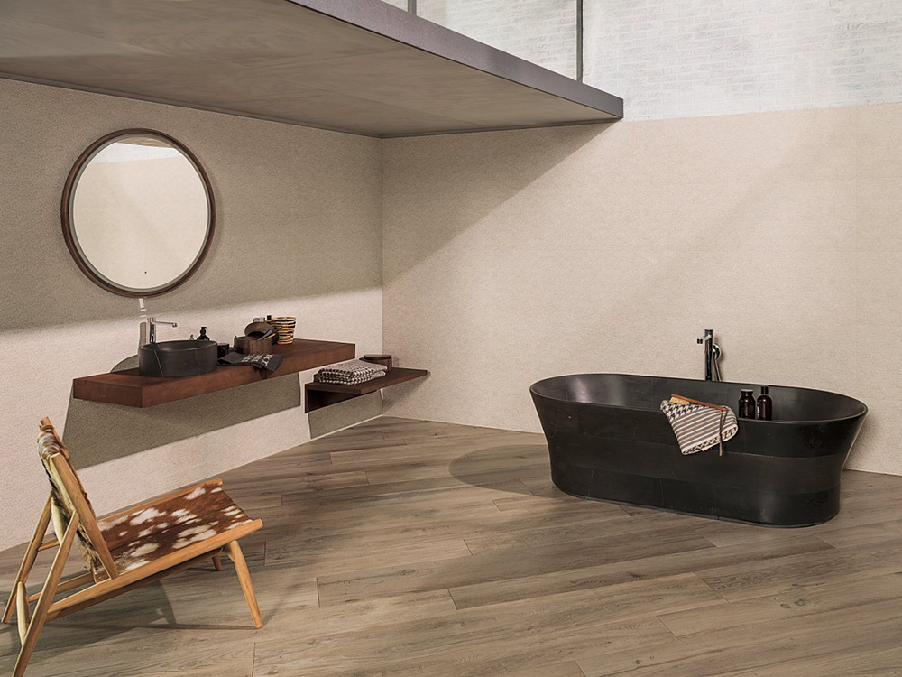 Płytki ceramiczne imitujące beton Capri Bone 45x120 | iglazura24.pl